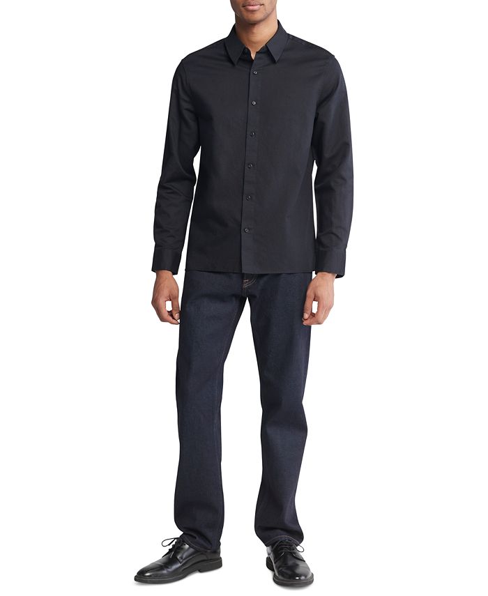 Calvin Klein Mens Classic Fit Textured Button Down Shirt Macys