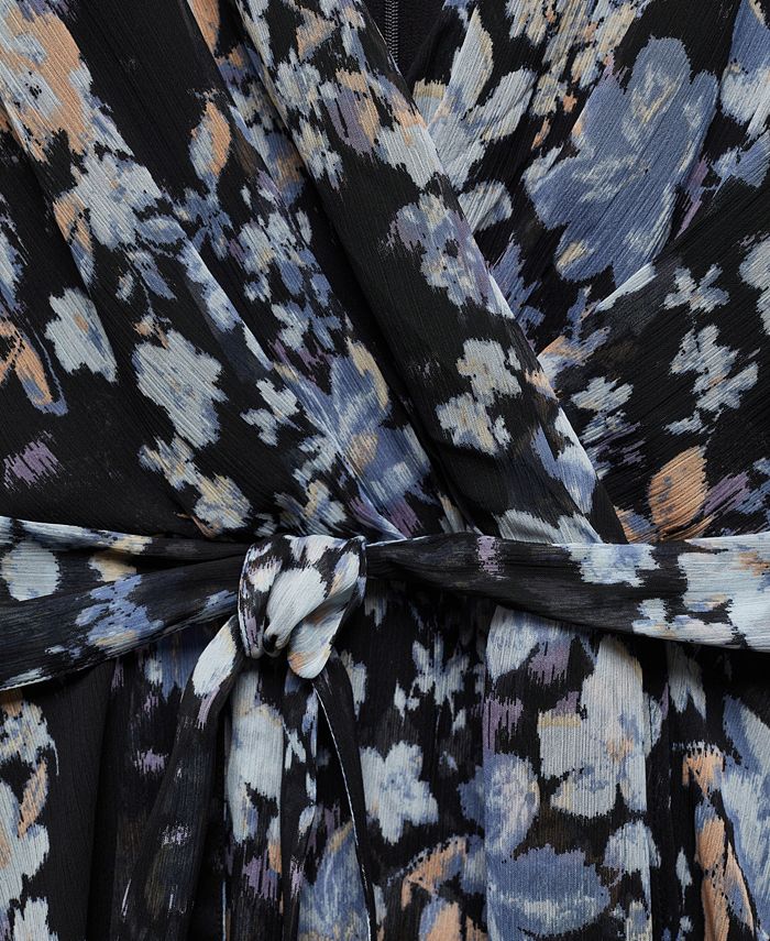 MANGO Women's Flowy Flower Printed Dress - Macy's