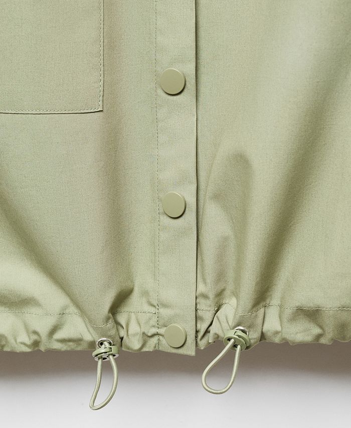 MANGO Women's Adjustable Hem Cotton Shirt - Macy's