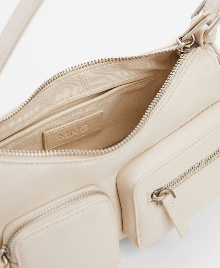 MANGO Women's Pockets Detail Shoulder Bag - Macy's