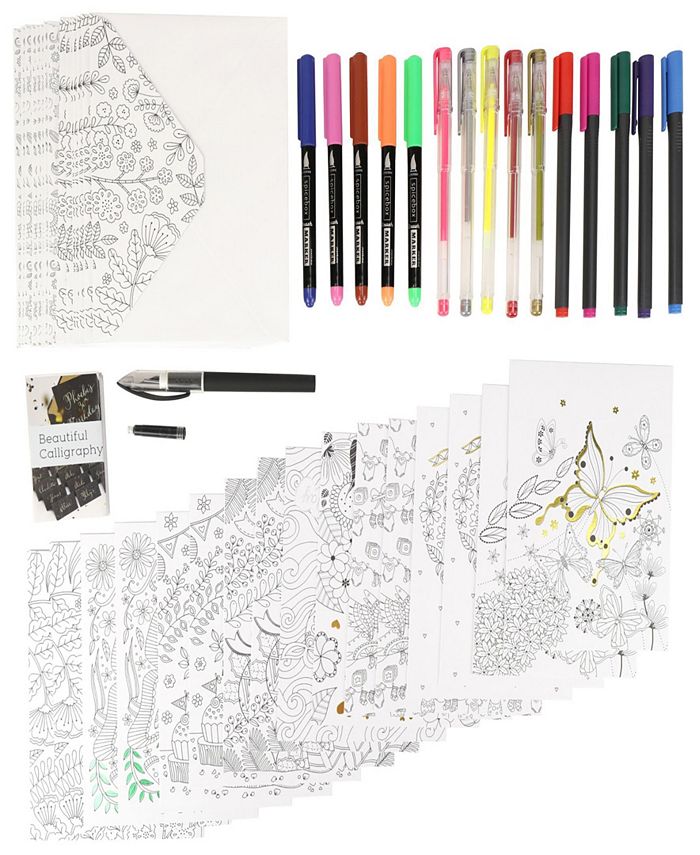 Spicebox Sketch Plus - Mindful Color and Gift All-Occasion Cards Kit ...