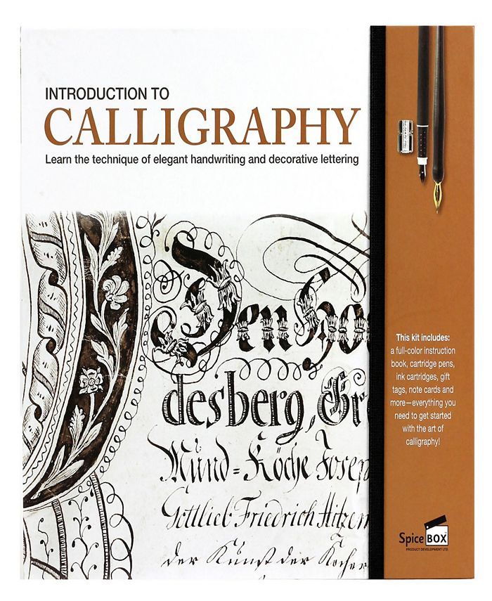 Spicebox Introduction to - Calligraphy Art Kit - Macy's