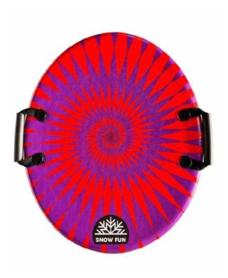 SNOWFUN - Hot Pink Round Foam Sled - Macy's