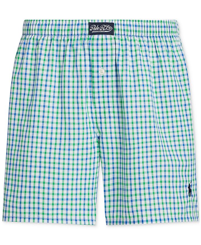 Polo Ralph Lauren Men's Woven Cotton Boxer Shorts - Macy's