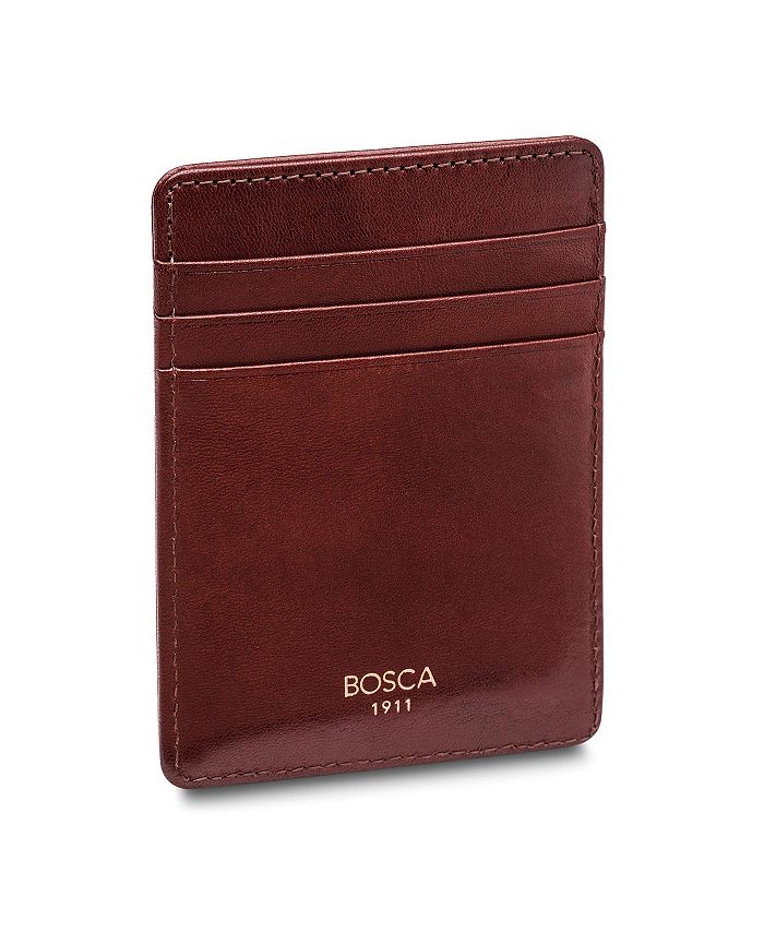 Bosca Old Leather Deluxe Front Pocket Wallet - Macy's