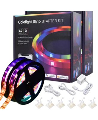 Yescom LED Strip Light Kit Color Changing Voice Music Interact WIFI App ...