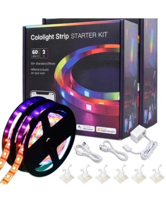 Yescom LED Strip Light Kit Color Changing Voice Music Interact WIFI App ...