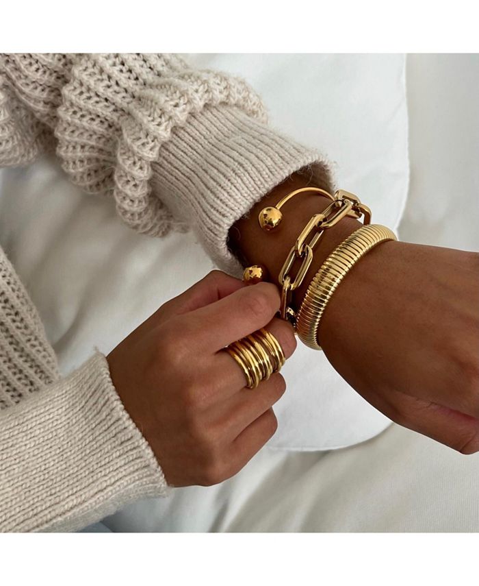 Ellie Vail Sandra Coil Bangle Bracelet - Macy's