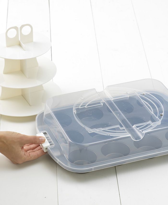 Good Cook GoodCook Sweet Creations Nonstick Steel Cupcake Bake and Take ...