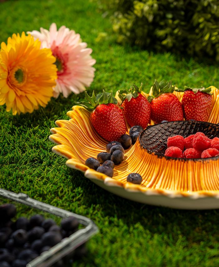 Godinger Flower Power Chip Dip - Macy's