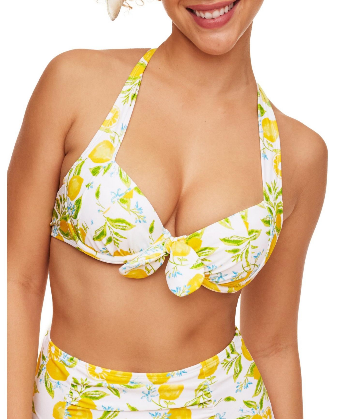 Click here for Shelby Womens Swimwear Bra - Novelty white prices