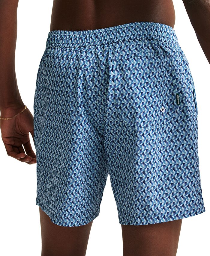 Bonobos Men's Riviera UPF 50+ Printed 7" Swim Trunks - Macy's