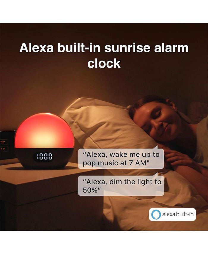 WiiM Wake-up Light All-in-One Sunrise Alarm Clock, Sound Machine ...