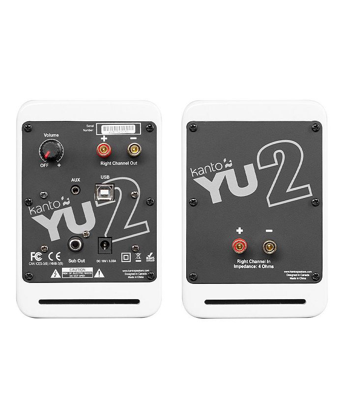 Kanto YU2 Powered Desktop Speakers - Pair - Macy's