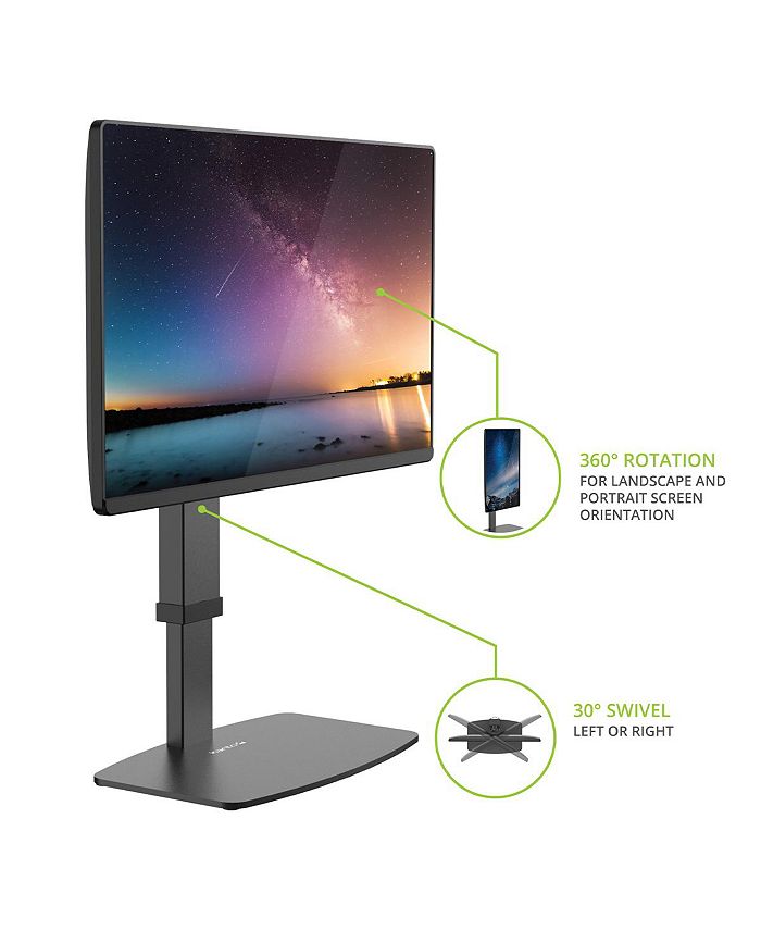 Kanto DTS1000 Universal Desktop Stand with Adjustable Height, Tilt, and ...