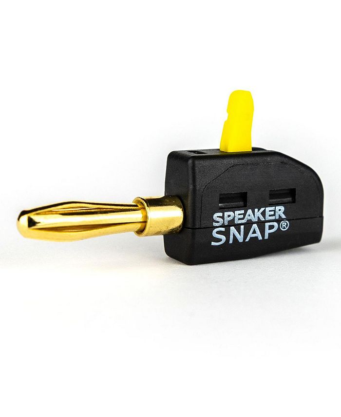 Speaker Snap 24 Count of Fast & Secure Banana Plugs, Gold Plated, 12-24 AWG, for Home Theaters ...