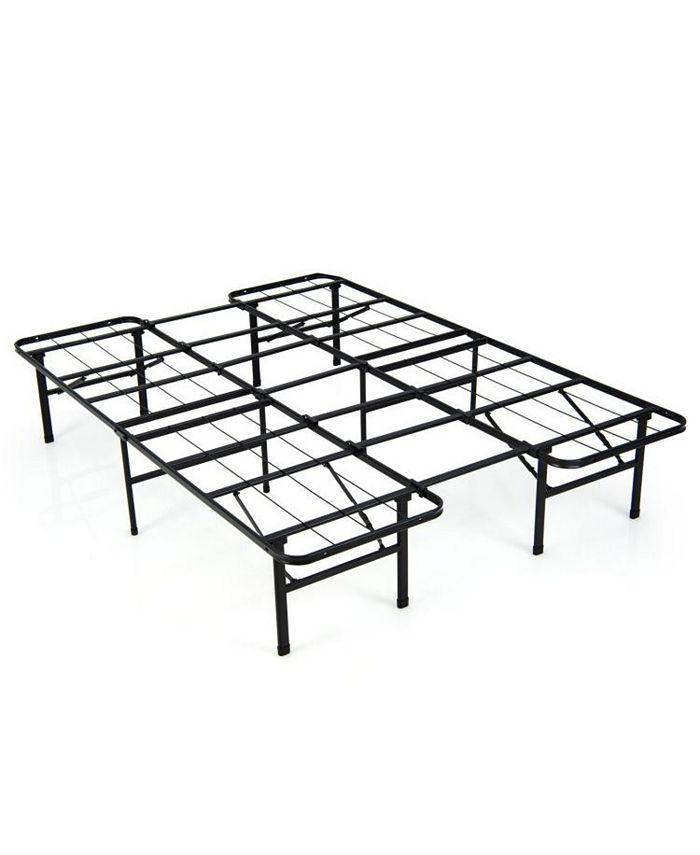 Slickblue Folding Steel Platform Bed Frame for Kids and Adults - Macy's