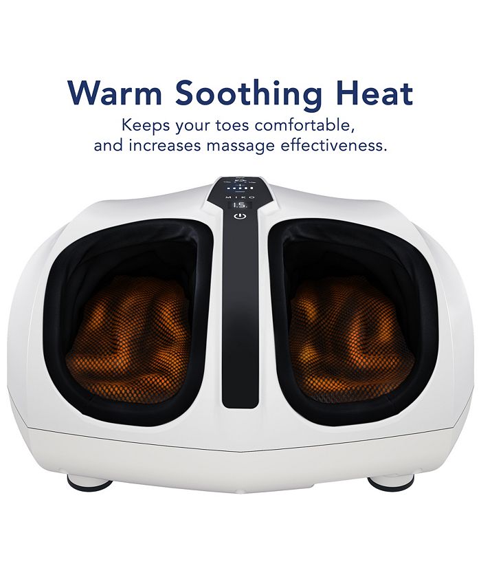 Miko Shiatsu Foot Massager Machine with Kneading and Switchable Heat ...