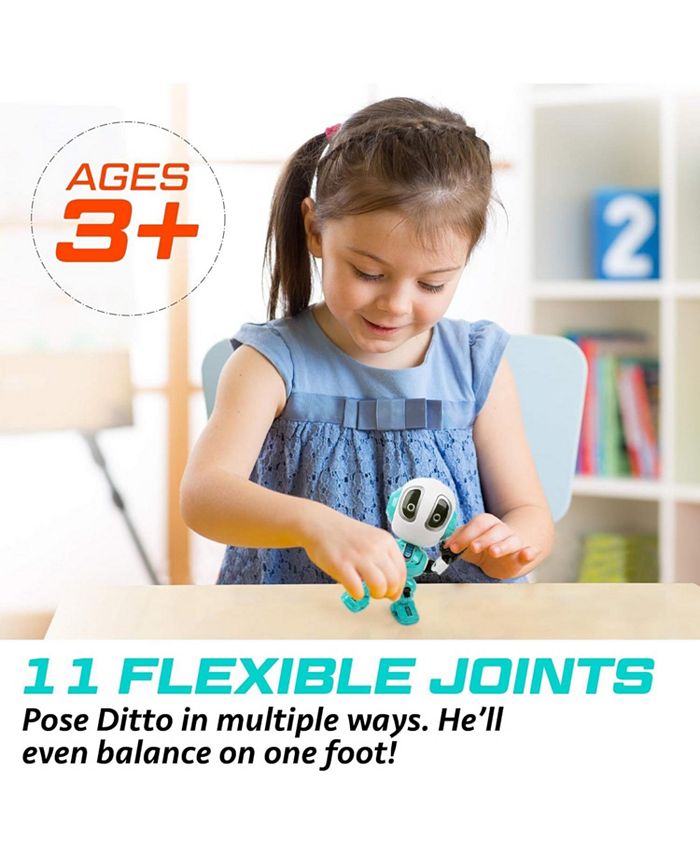Force1 Ditto Mini Voice Changer Robot Toy for Kids - Blue - Macy's