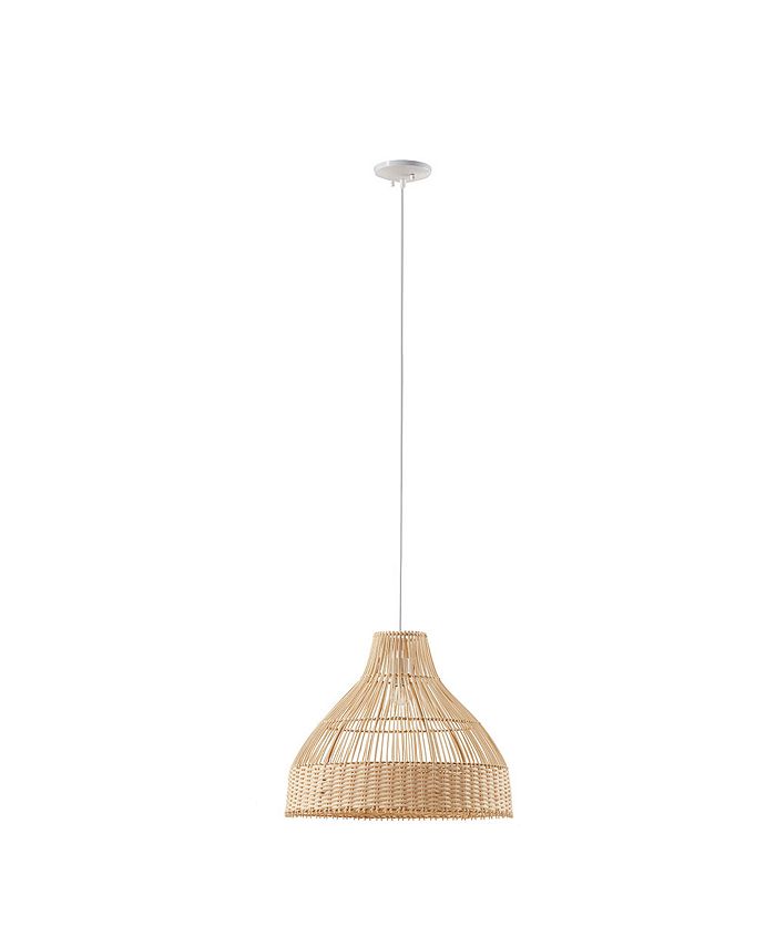Simplie Fun Wren Bell Shaped Bamboo Pendant - Macy's