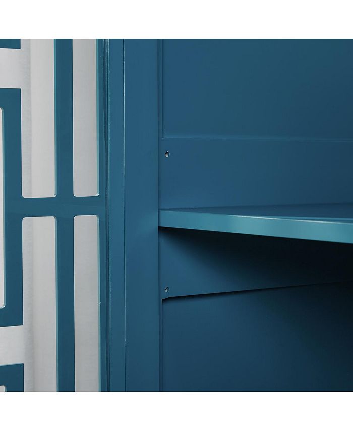 Simplie Fun Storage Cabinet, Buffet Sideboard, Teal Blue - Macy's