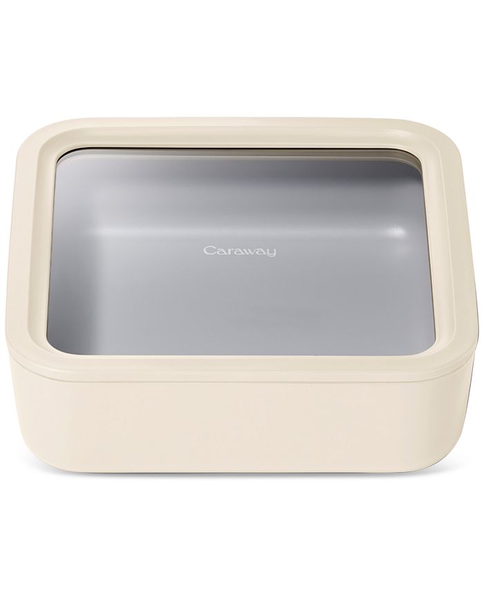 Caraway 10-Cup Glass Food Storage Container with Lid - Macy's