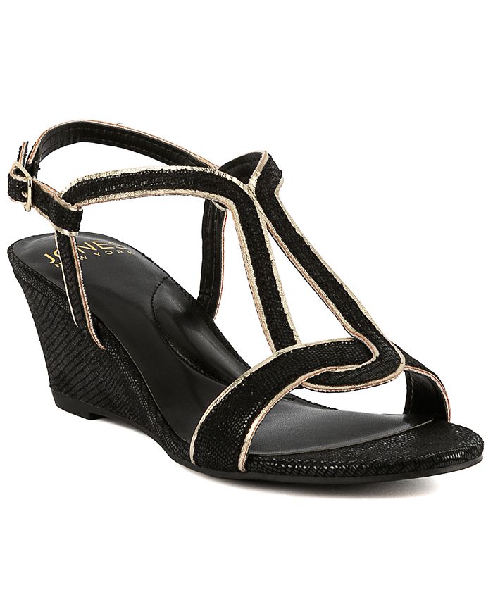 Jones New York Women's Denera Strappy Wedge Sandals - Macy's