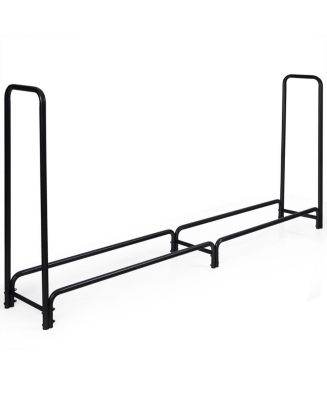 Slickblue 8 Feet Outdoor Steel Firewood Log Rack - Macy's