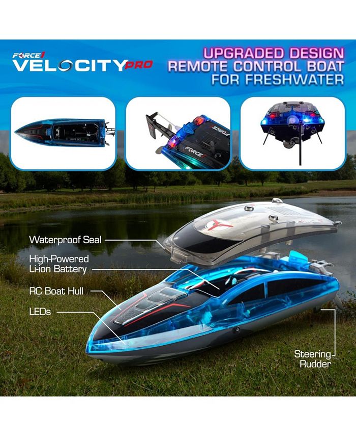 Force1 Velocity Pro LED RC Boat - Macy's