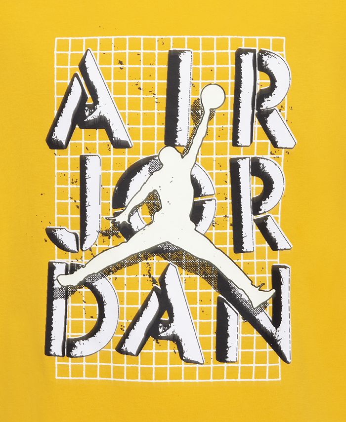 Jordan Big Boys Jordan Stack Short Sleeve T-shirt - Macy's