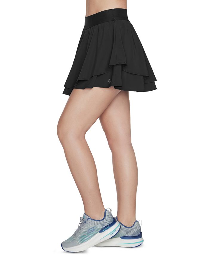 Skechers Women's Solid Sport Court Pull-On Layered Skort - Macy's