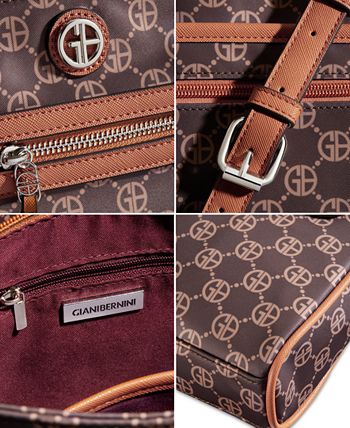 Giani Bernini Logo Nylon East West Crossbody, Created for Macy's - Macy's