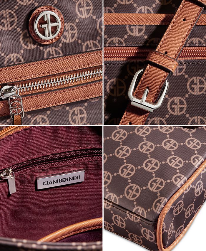 Giani Bernini Logo Nylon East West Crossbody, Created for Macy's - Macy's