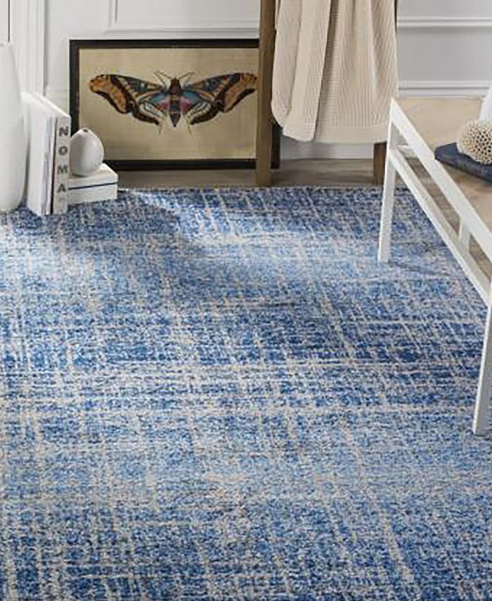 Safavieh Adirondack 116 Blue and Silver 9' x 12' Area Rug - Macy's