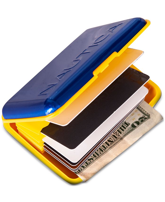 Nautica Men's Embossed-Logo RFID Aluminum Security Wallet - Macy's