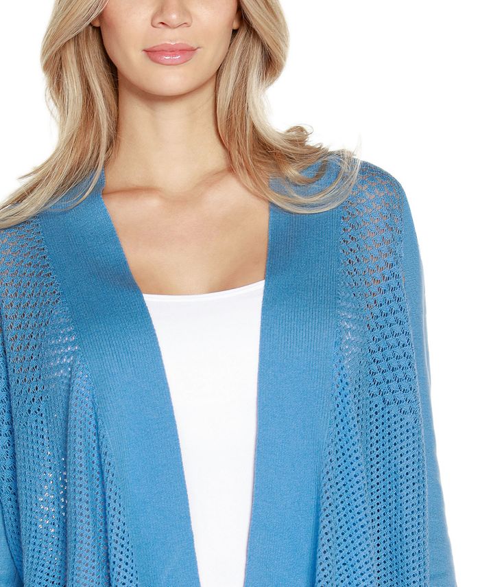 Belldini Women's Hi-Low Open-Front Swing Cardigan Sweater - Macy's