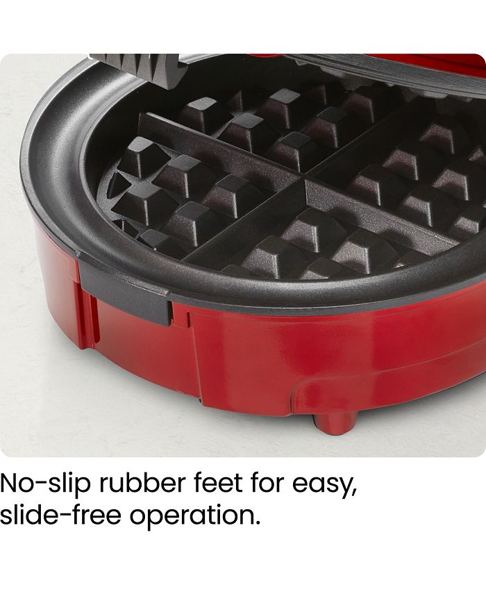 Chefman Anti-Overflow Belgian Waffle Maker w/ Shade Selector, Non Stick ...