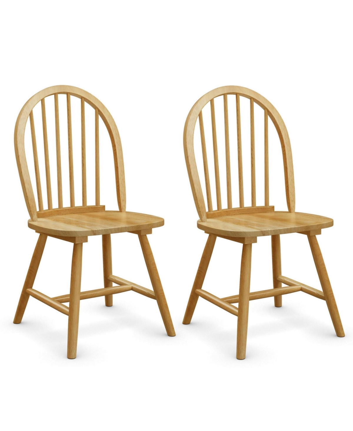 Click here for Sugift Set of 2 Vintage Windsor Wood Chair with Sp... prices