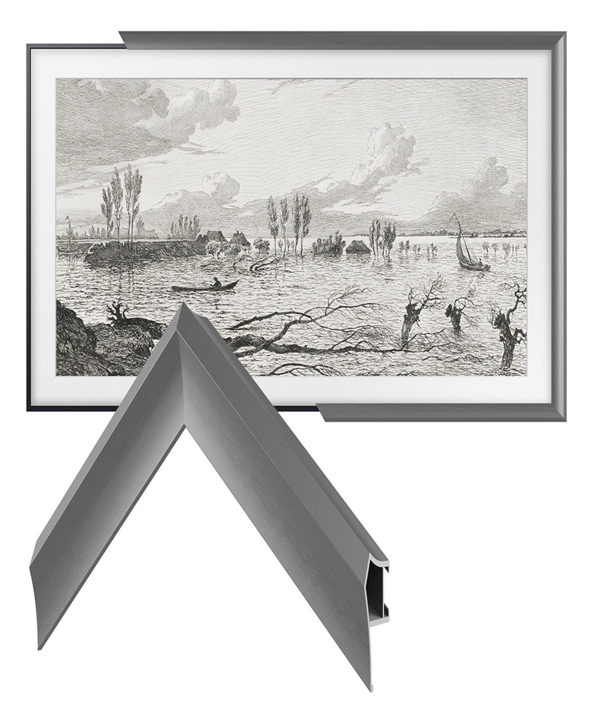 Click here for Deco Tv Frames 65" Alloy Prismatic Frame for... prices