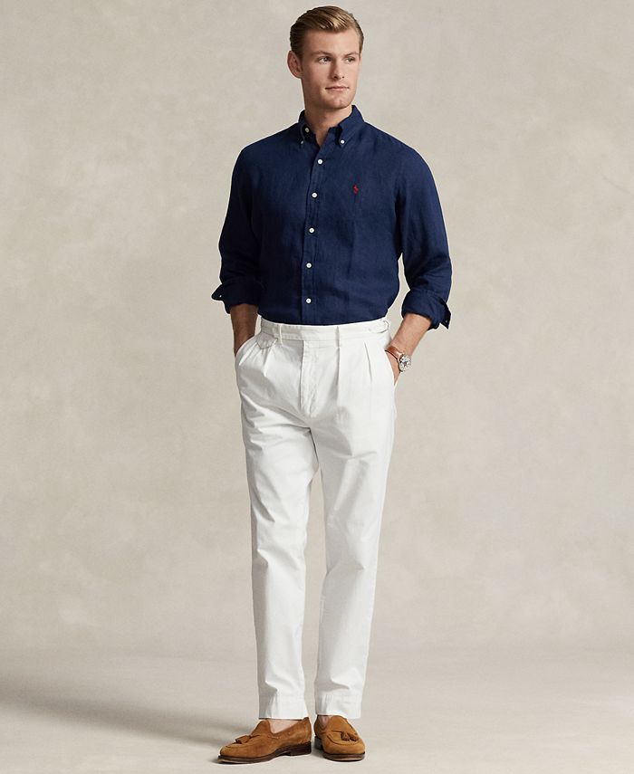 Polo Ralph Lauren Men's Classic-Fit Linen Shirt - Macy's