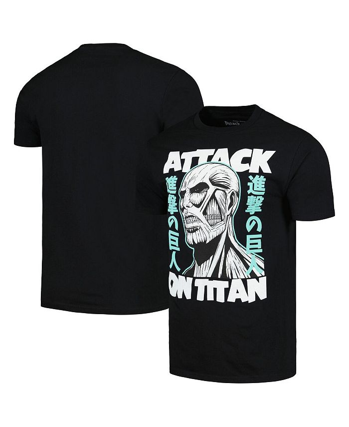 Ripple Junction Men's Black Attack on Titan Graphic T-Shirt - Macy's