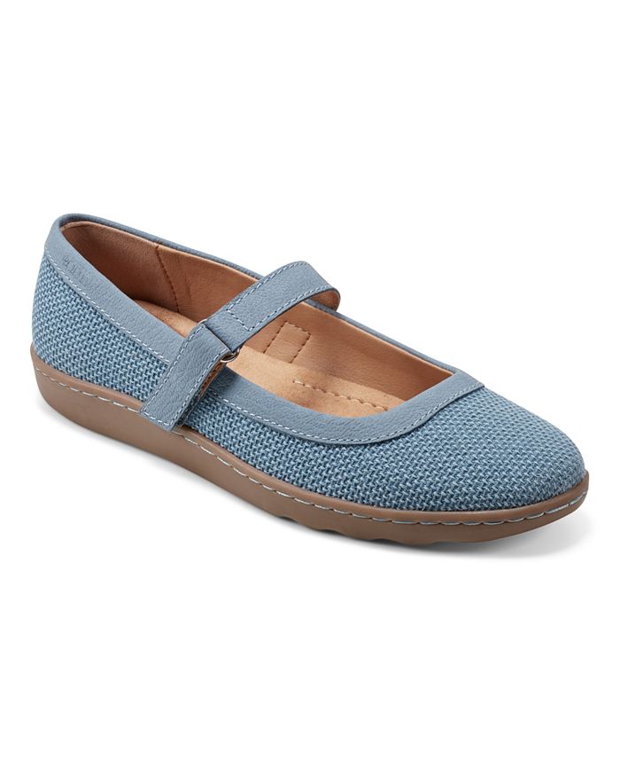 Earth Women's Lorali Round Toe Adjustable Strap Casual Flats - Macy's