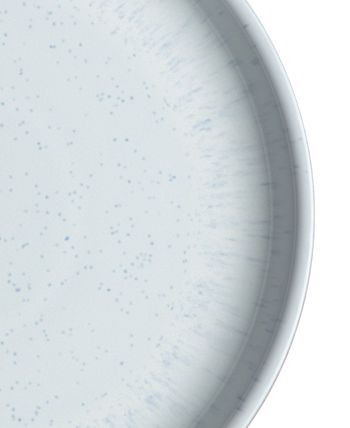 Denby White Speckle Stoneware Coupe Dinner Plates, Set of 4 - Macy's