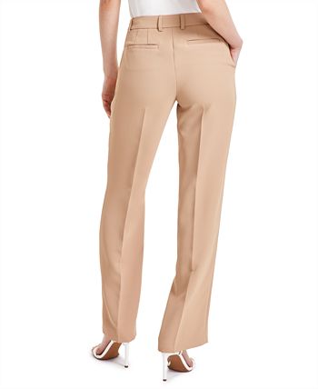 Anne Klein Women's Wide-Leg Front-Crease Pants - Macy's