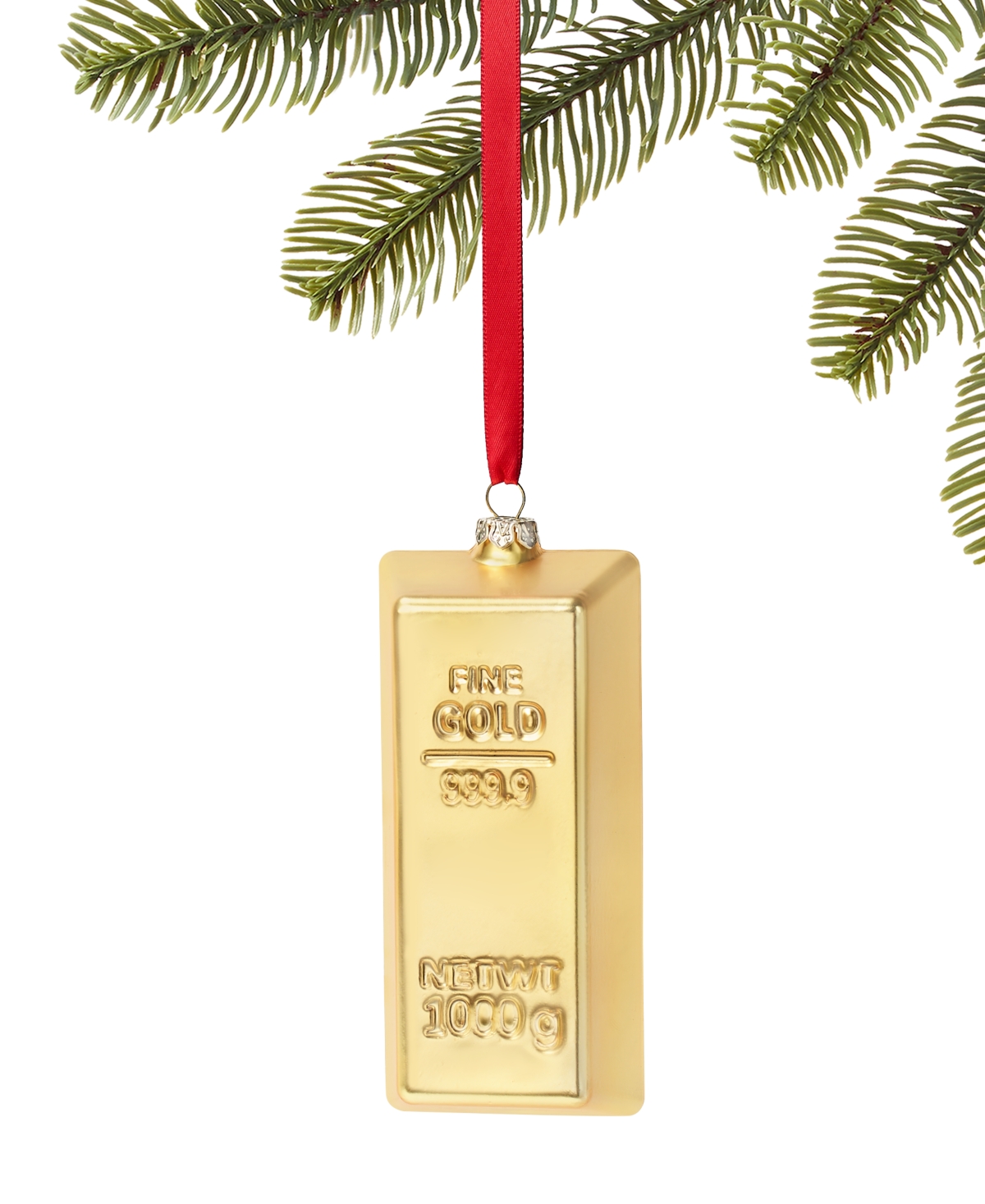 Click here for Holiday Lane All About You Gold Bar Ornament  Excl... prices