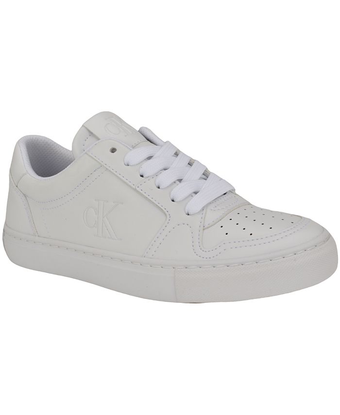 Calvin Klein Women's Corha Casual Round Toe Lace-up Sneakers - Macy's