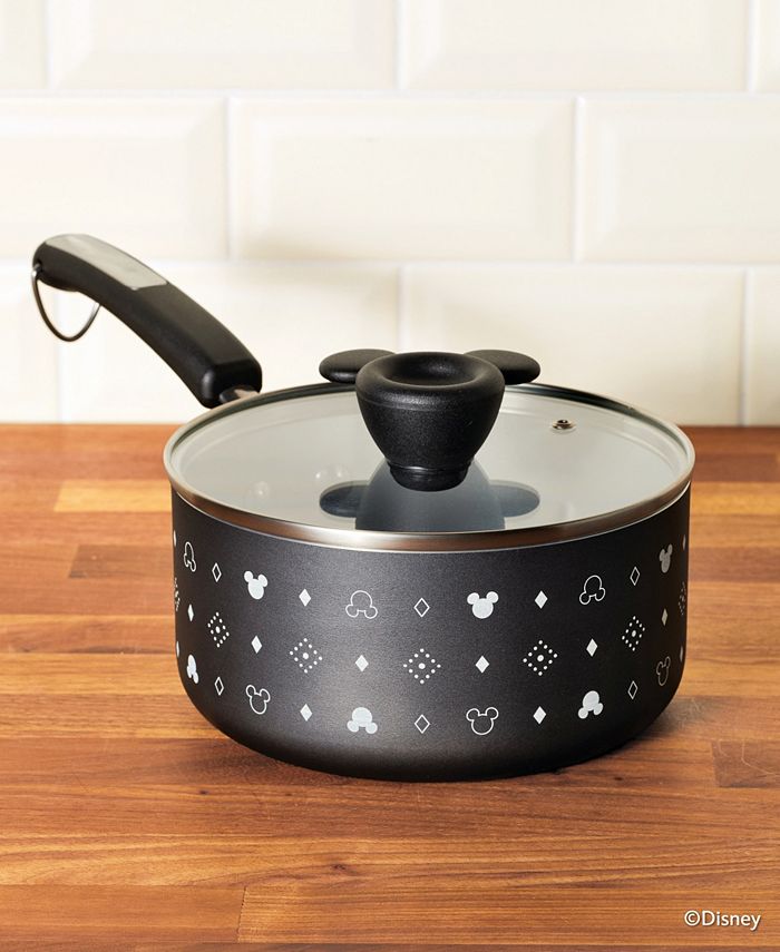 Farberware Disney Monochrome 2 Quart Ceramic Nonstick Saucepan with Lid ...