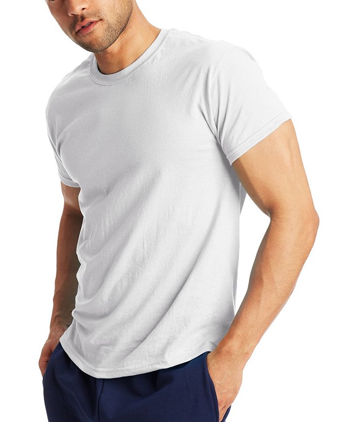 Hanes X-Temp Men's Short Sleeve Crewneck T-Shirt, 2-Pack - Macy's