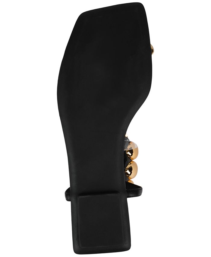 Jeffrey Campbell Jeffrey Cambell Island Stud Embellished Flat Sandals ...