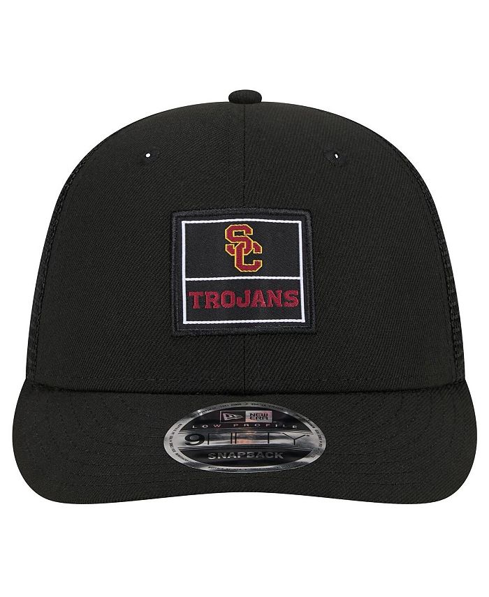 New Era Men's Black USC Trojans Labeled 9Fifty Snapback Hat - Macy's